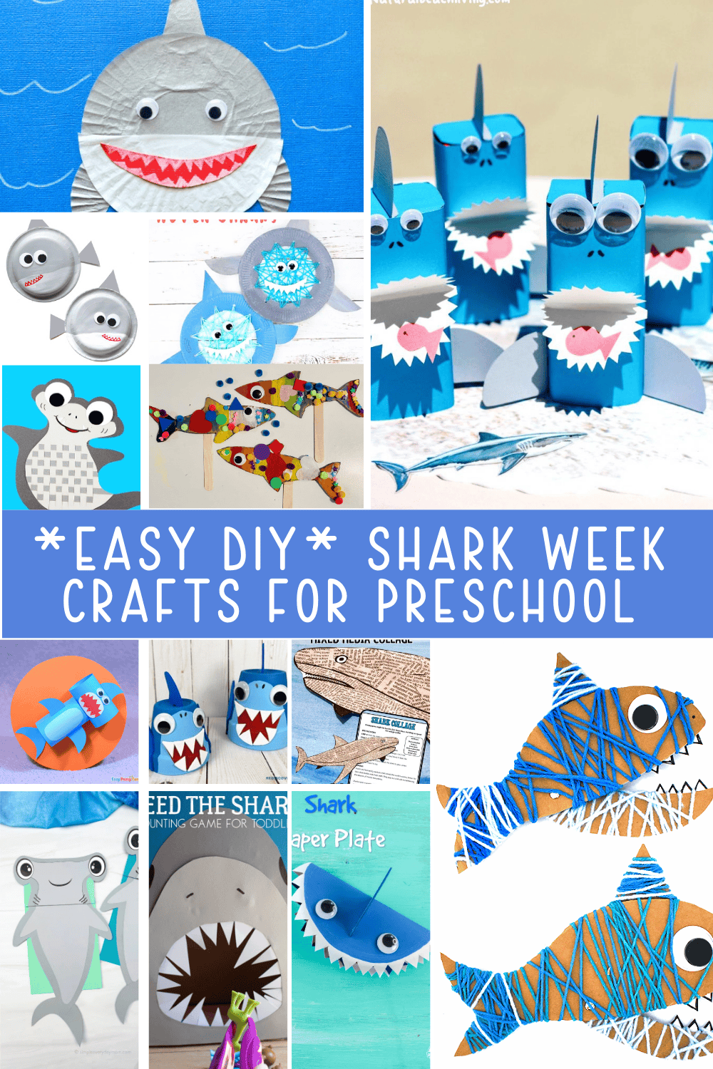 21+ Fun & Easy Shark Week Crafts for Kids - Marley Doodle Digital