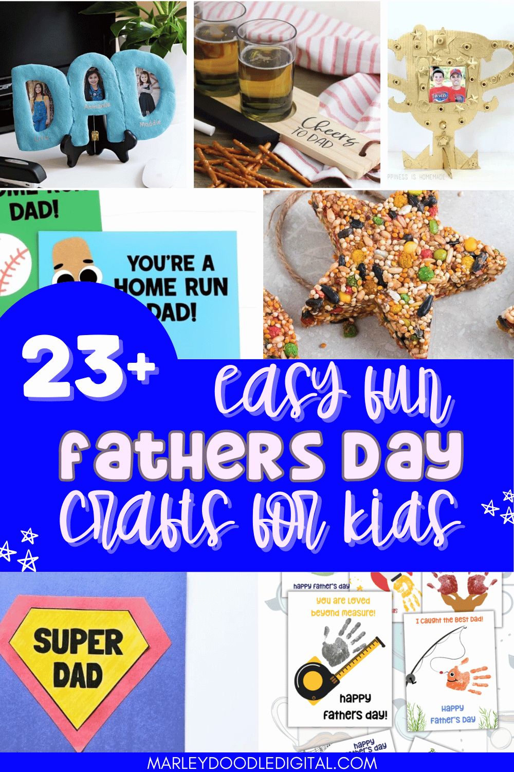 25+ Easy Father's Day Crafts That Dad Will Love! - Marley Doodle Digital