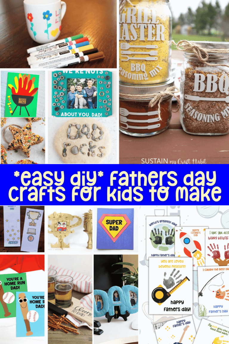 25+ Easy Father's Day Crafts That Dad Will Love! - Marley Doodle Digital