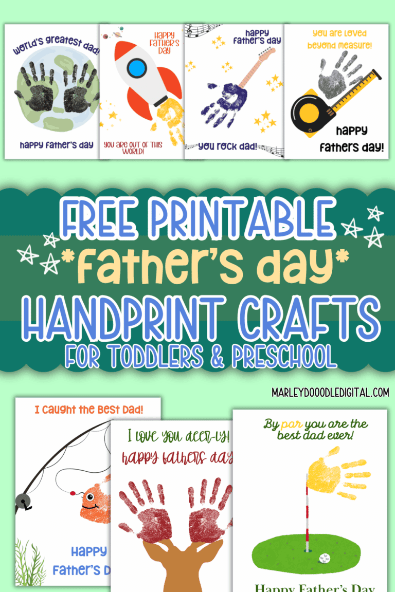 7 Most Adorable Father's Day Handprint Crafts (Free Printables ...