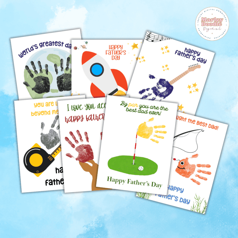 7 Most Adorable Father's Day Handprint Crafts (Free Printables ...