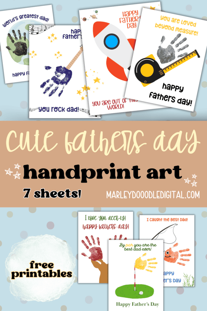7 Most Adorable Father's Day Handprint Crafts (Free Printables ...
