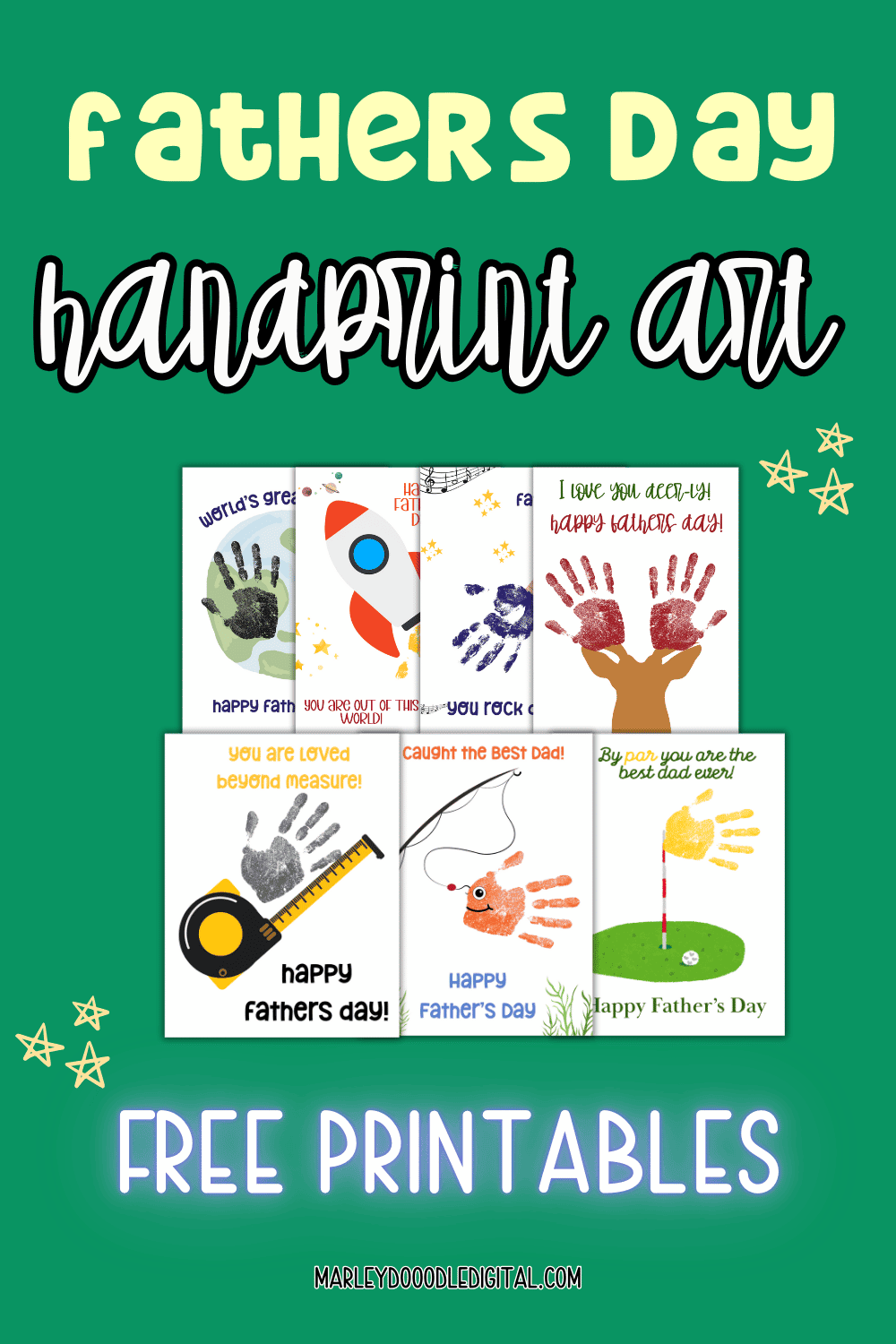7 Most Adorable Father's Day Handprint Crafts (Free Printables ...