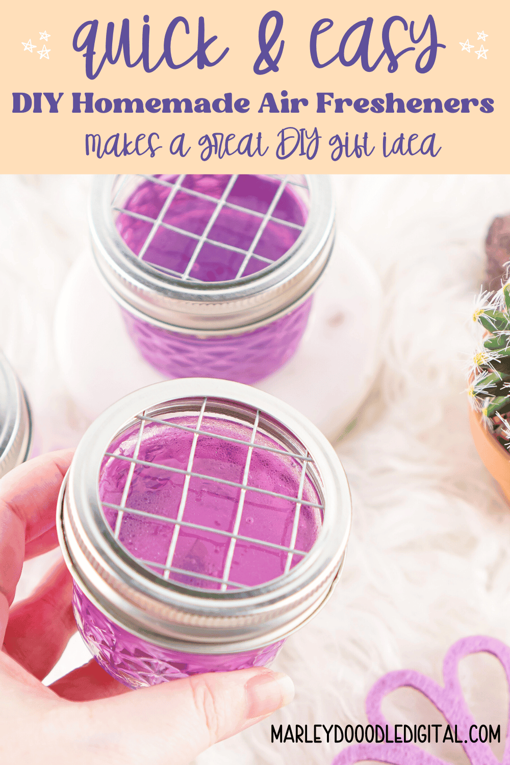 The Easiest DIY Air Fresheners - Marley Doodle Digital
