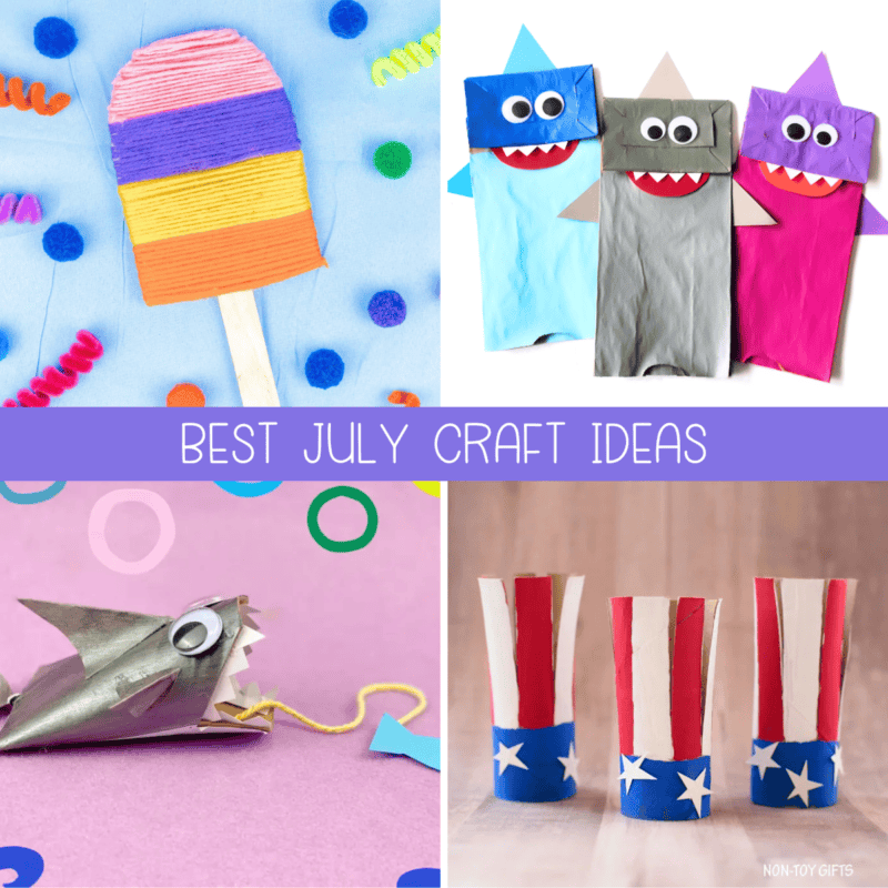 81+ Easy and Fun July Crafts for Kids - Marley Doodle Digital