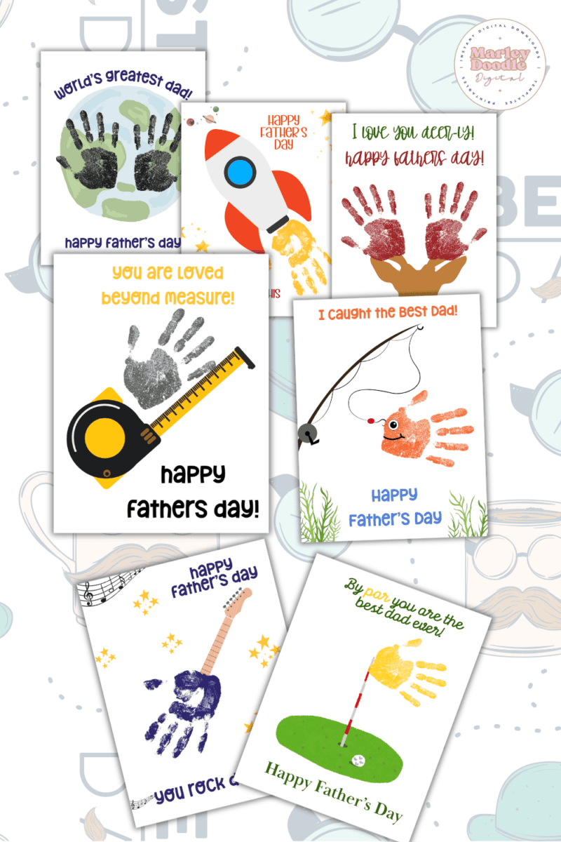 7 Most Adorable Father's Day Handprint Crafts (Free Printables ...