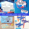 20+ Easy Printable Shark Week Crafts and Activities - Marley Doodle Digital