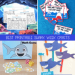 20+ Easy Printable Shark Week Crafts and Activities - Marley Doodle Digital