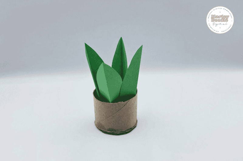 Easy DIY Toilet Paper Roll Plant Craft for Kids - Marley Doodle Digital