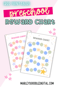 Free Printable Reward Charts for Kids - Marley Doodle Digital