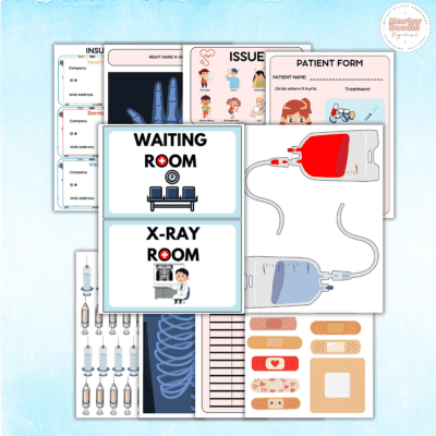 51+ Free Doctor Office Dramatic Play Printables - Marley Doodle Digital
