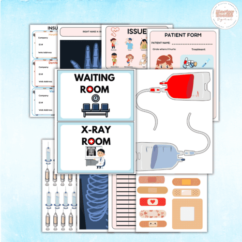 51+ Free Doctor Office Dramatic Play Printables - Marley Doodle Digital