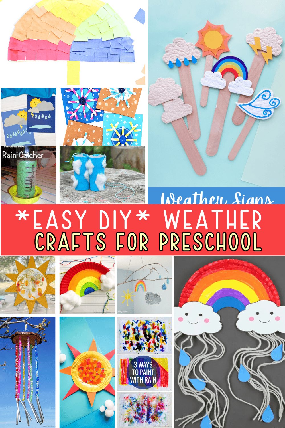 19+ Easy Weather Crafts for Kids, Toddlers, and Preschool - Marley ...