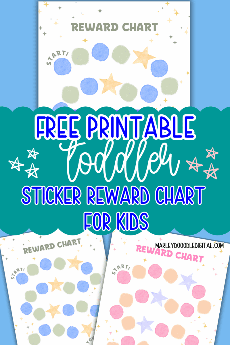 Free Printable Reward Charts for Kids - Marley Doodle Digital
