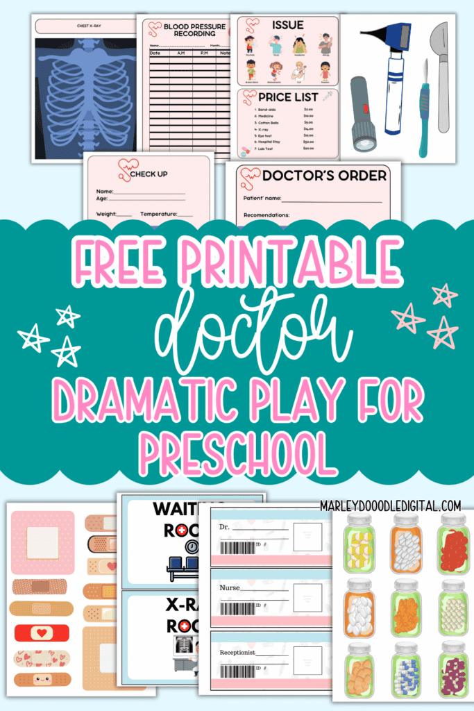 51+ Free Doctor Office Dramatic Play Printables - Marley Doodle Digital