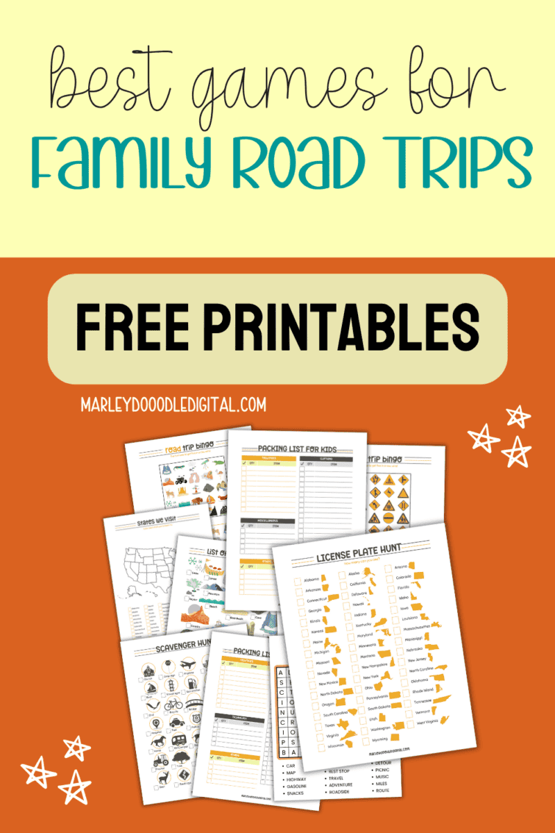 Best Family Road Trip Printables (Games, Activities, and MORE ...