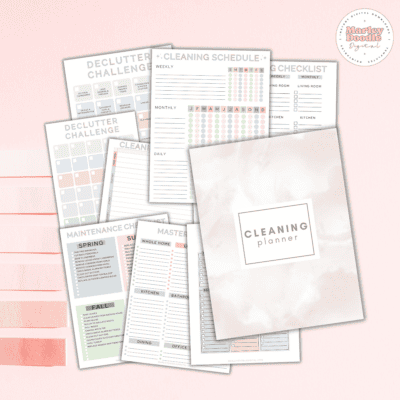 Ultimate Home Cleaning Planner (Free Printables) - Marley Doodle Digital