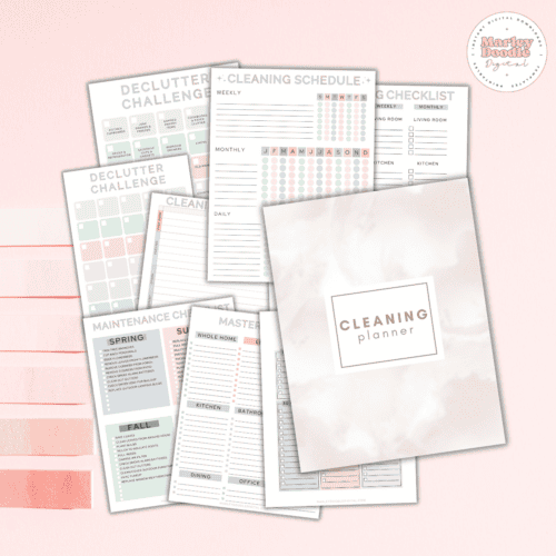 Ultimate Home Cleaning Planner (Free Printables) - Marley Doodle Digital