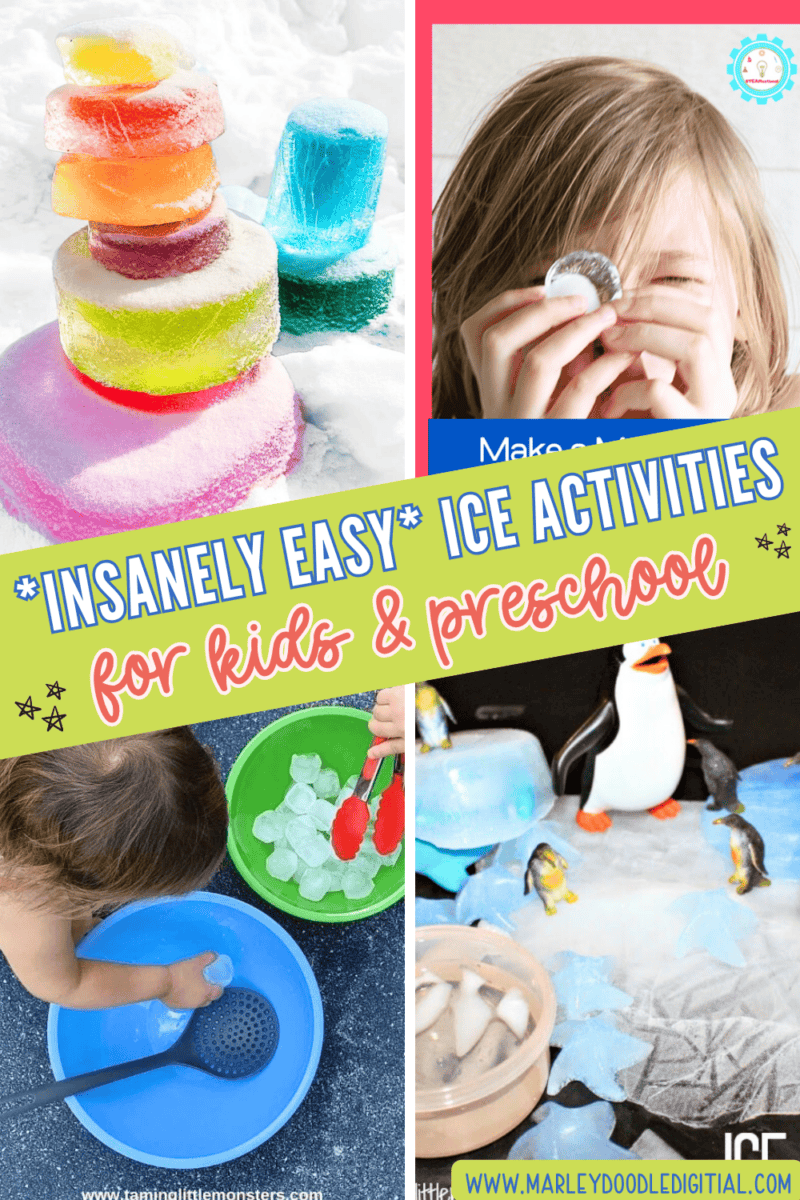 20+ Exciting Ice Activities for Kids & Preschool - Marley Doodle Digital