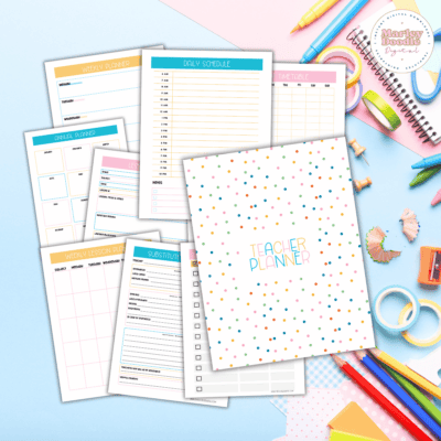 The Ultimate Teacher Planner (Free 91+ pages!) - Marley Doodle Digital