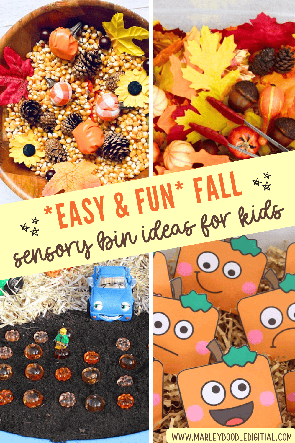 21+ Easy DIY Fall Sensory Bin Ideas (You Have Got to See!) - Marley ...
