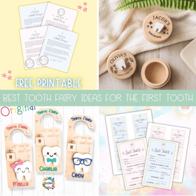 The Best Tooth Fairy Ideas for the First Lost Tooth - Marley Doodle Digital