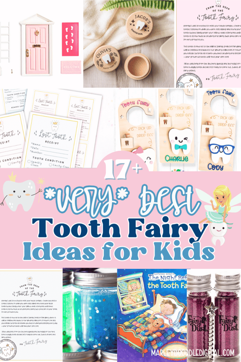The Best Tooth Fairy Ideas for the First Lost Tooth - Marley Doodle Digital