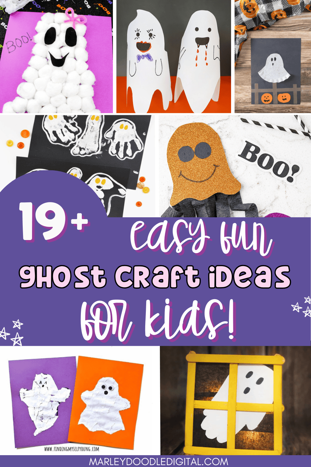 19+ Halloween Ghost Crafts for Toddlers and Preschoolers - Marley ...