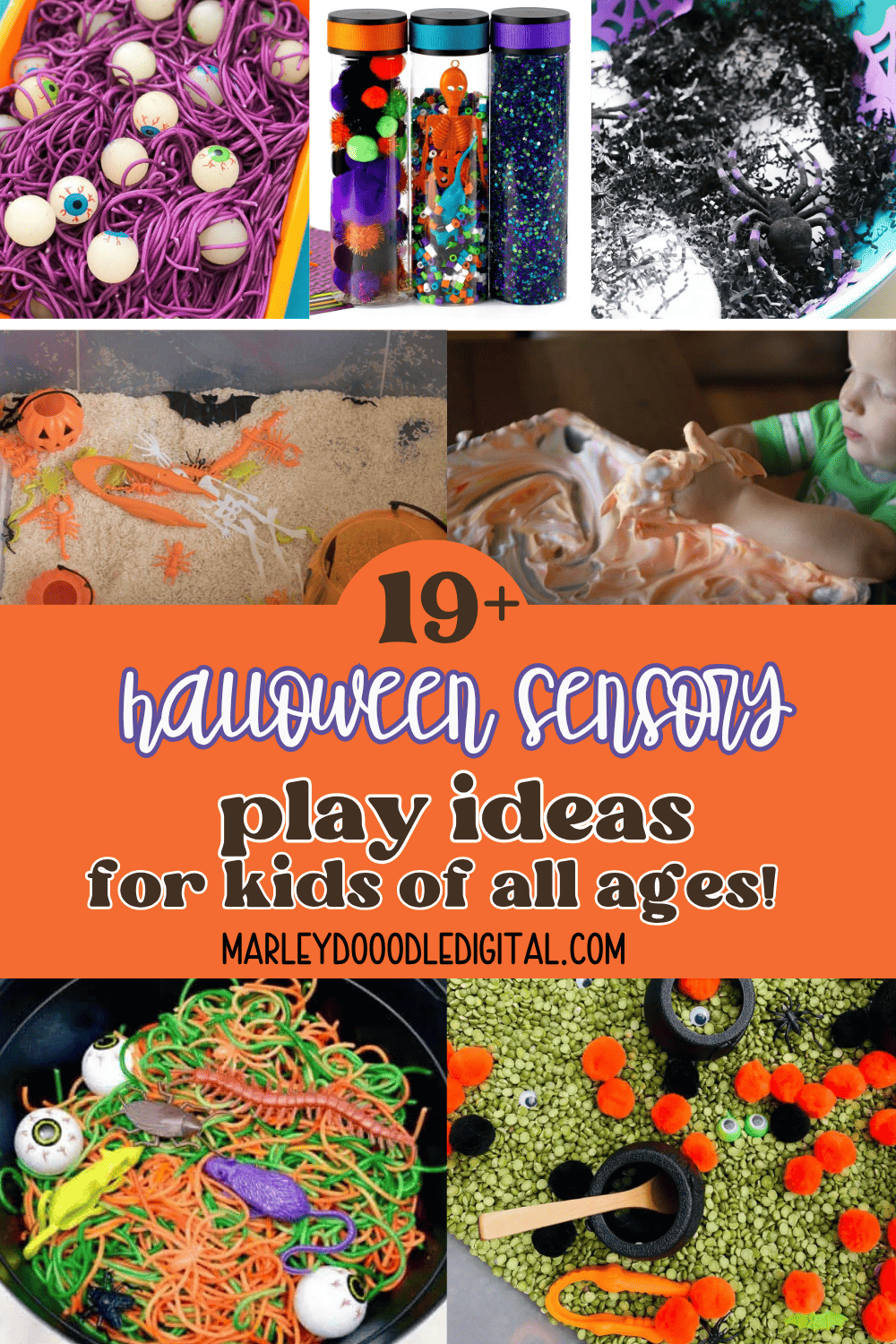 21+ DIY Halloween Sensory Play Ideas for Kids - Marley Doodle Digital