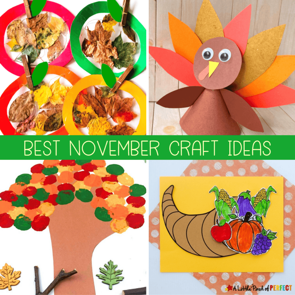 31+ Easy November Crafts for Kids - Marley Doodle Digital