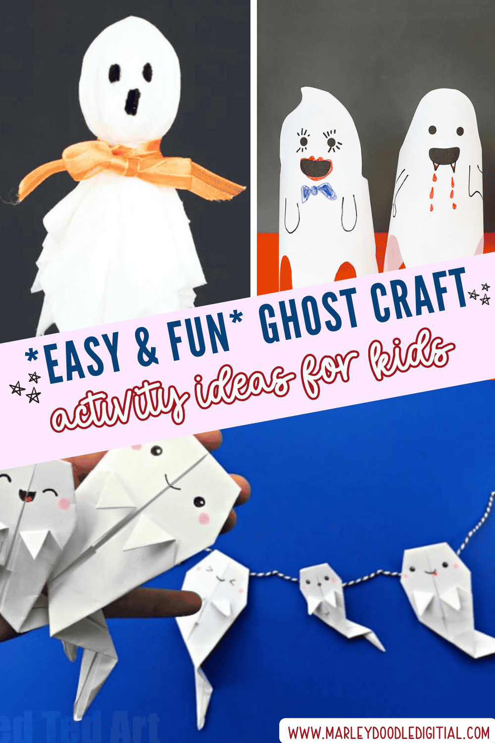19+ Halloween Ghost Crafts for Toddlers and Preschoolers - Marley ...