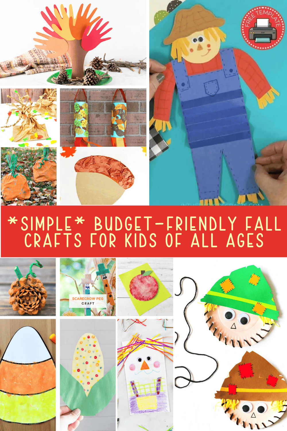26+ *Cheap* & Easy Fall Crafts for Kids - Marley Doodle Digital