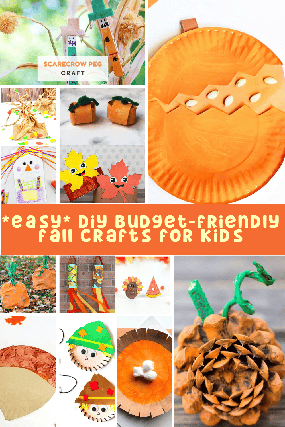 26+ *Cheap* & Easy Fall Crafts for Kids - Marley Doodle Digital