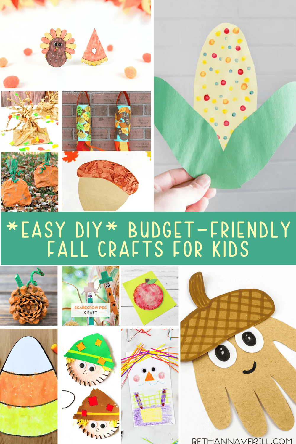 26+ *Cheap* & Easy Fall Crafts for Kids - Marley Doodle Digital
