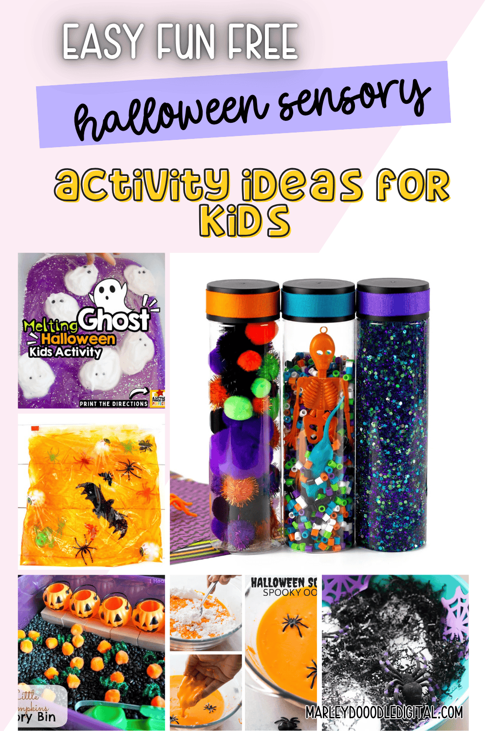 21+ DIY Halloween Sensory Play Ideas for Kids - Marley Doodle Digital