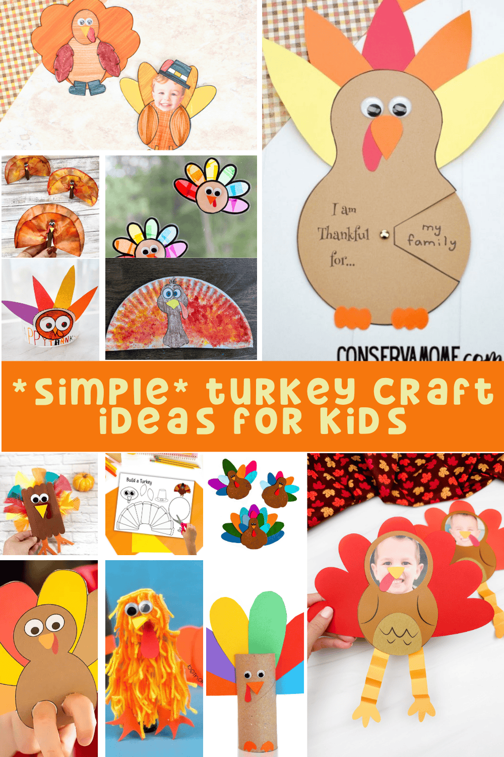 21+ Easy Turkey Crafts for Kids (Perfect for Thanksgiving!) - Marley ...