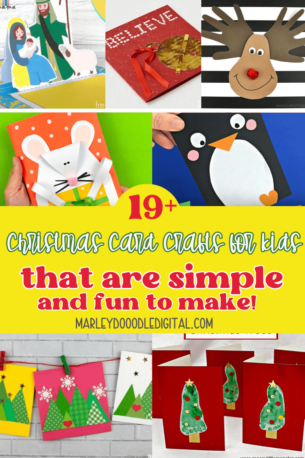 19+ Christmas Card Crafts for Kids to Make This Holiday Season ...