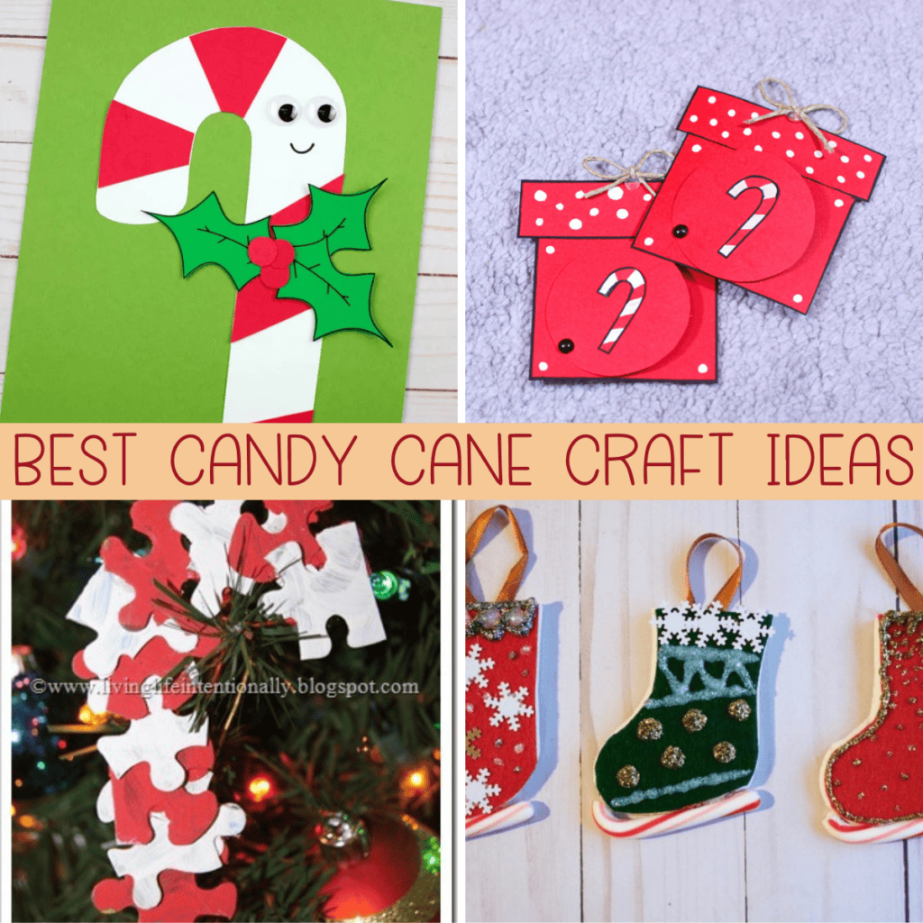 19+ Quick and Easy Candy Cane Crafts for Holiday Fun (Kids, Toddlers ...