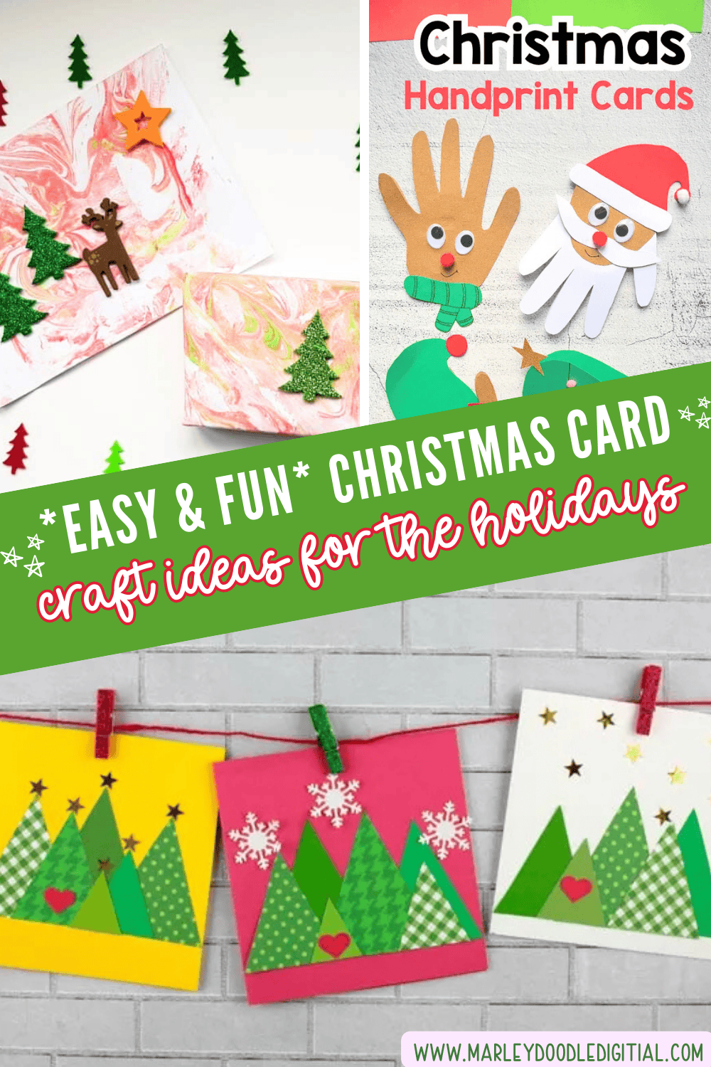 19+ Christmas Card Crafts for Kids to Make This Holiday Season ...
