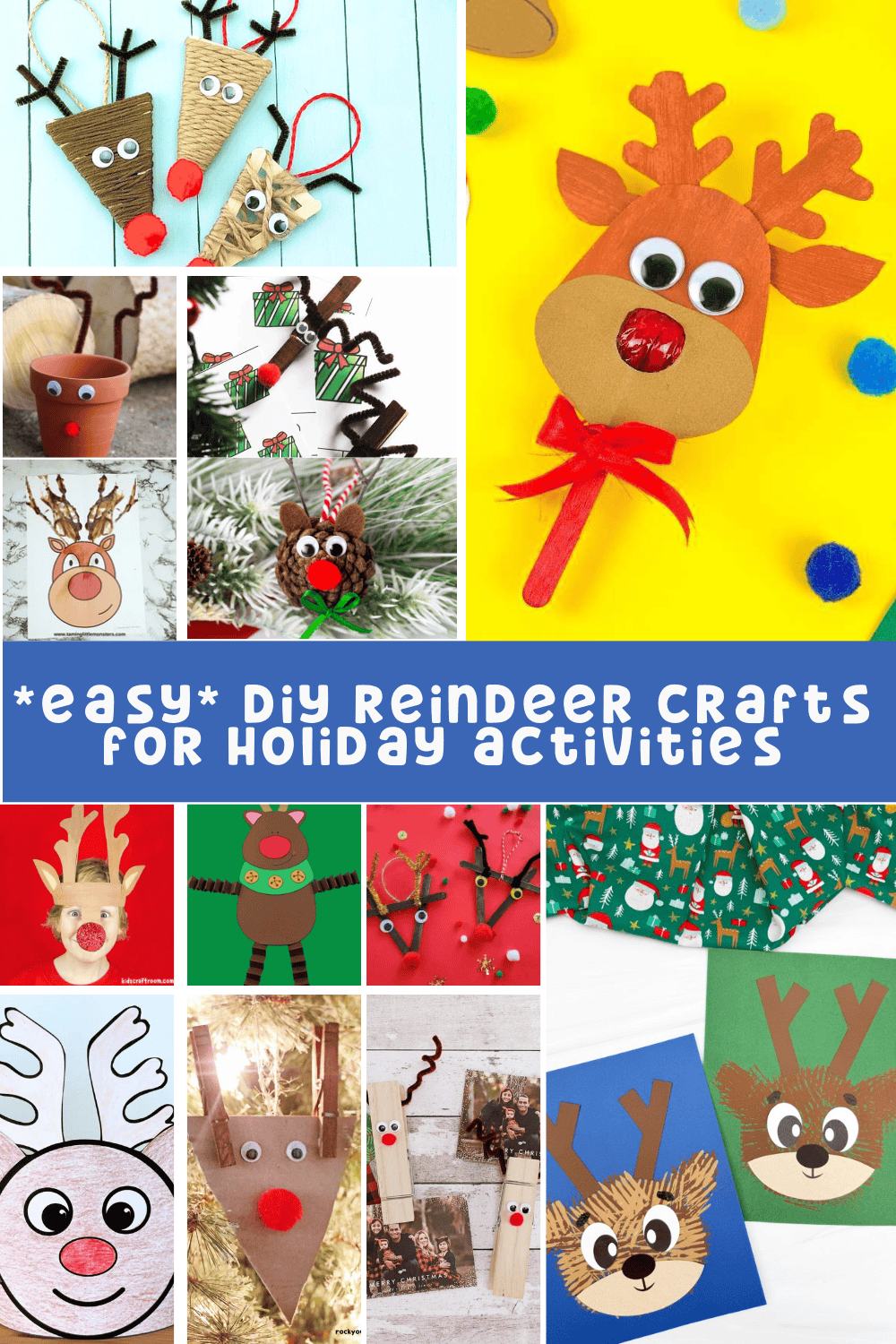 19+ Fun & Easy Reindeer Crafts for Kids - Marley Doodle Digital
