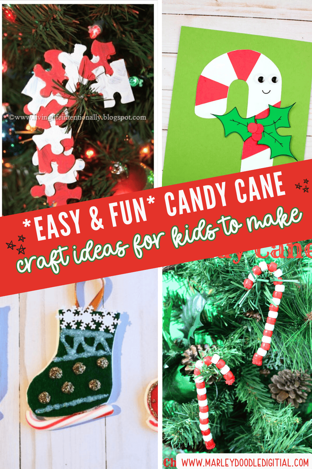 19+ Quick and Easy Candy Cane Crafts for Holiday Fun (Kids, Toddlers ...