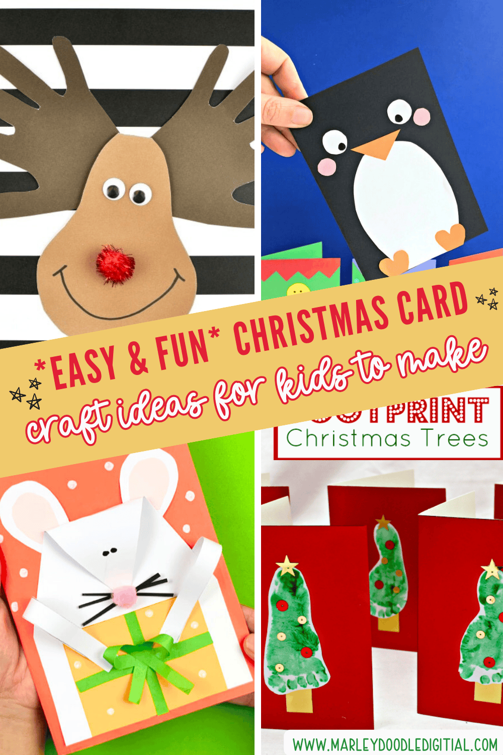 19+ Christmas Card Crafts for Kids to Make This Holiday Season ...