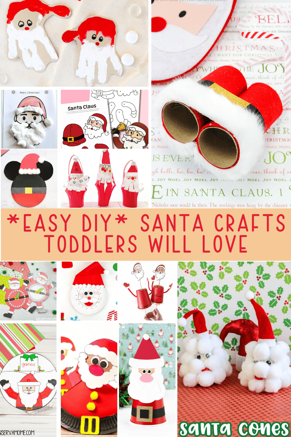 19+ Santa Crafts for Kids That Are *Full* of Christmas Cheer - Marley ...