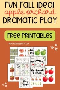 39+ *Free* Apple Orchard Cafe Dramatic Play Printables - Marley Doodle ...