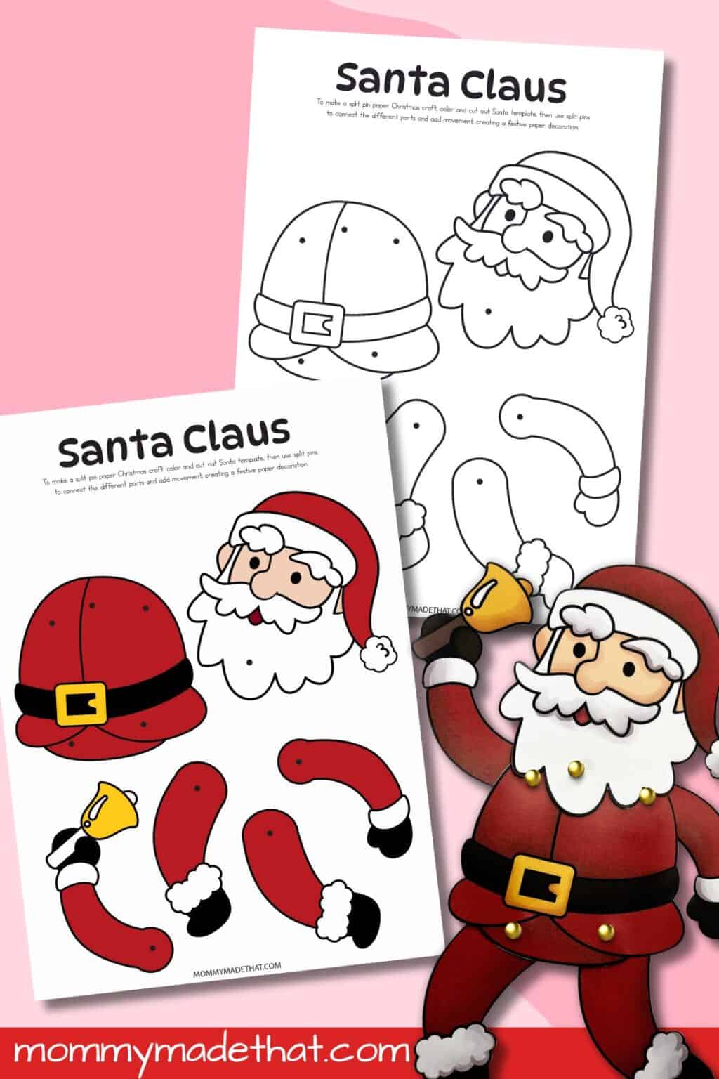 19+ Santa Crafts for Kids That Are *Full* of Christmas Cheer - Marley ...
