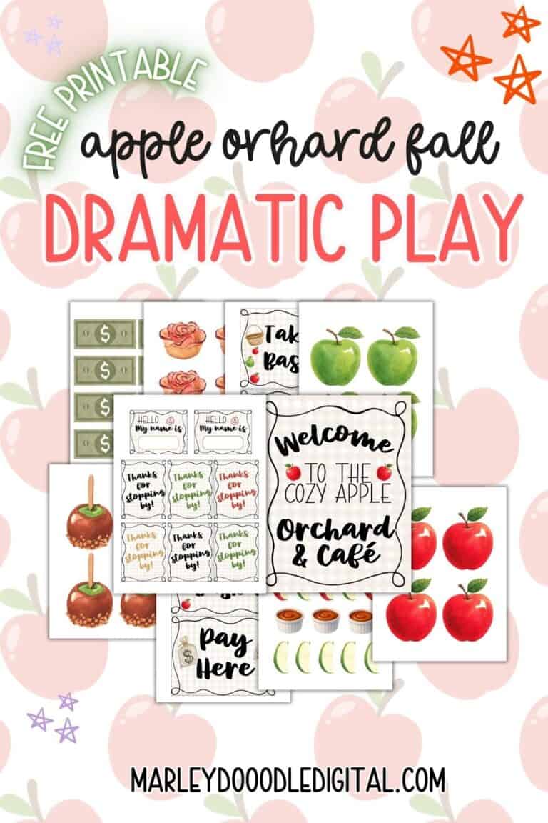 39+ *Free* Apple Orchard Cafe Dramatic Play Printables - Marley Doodle ...