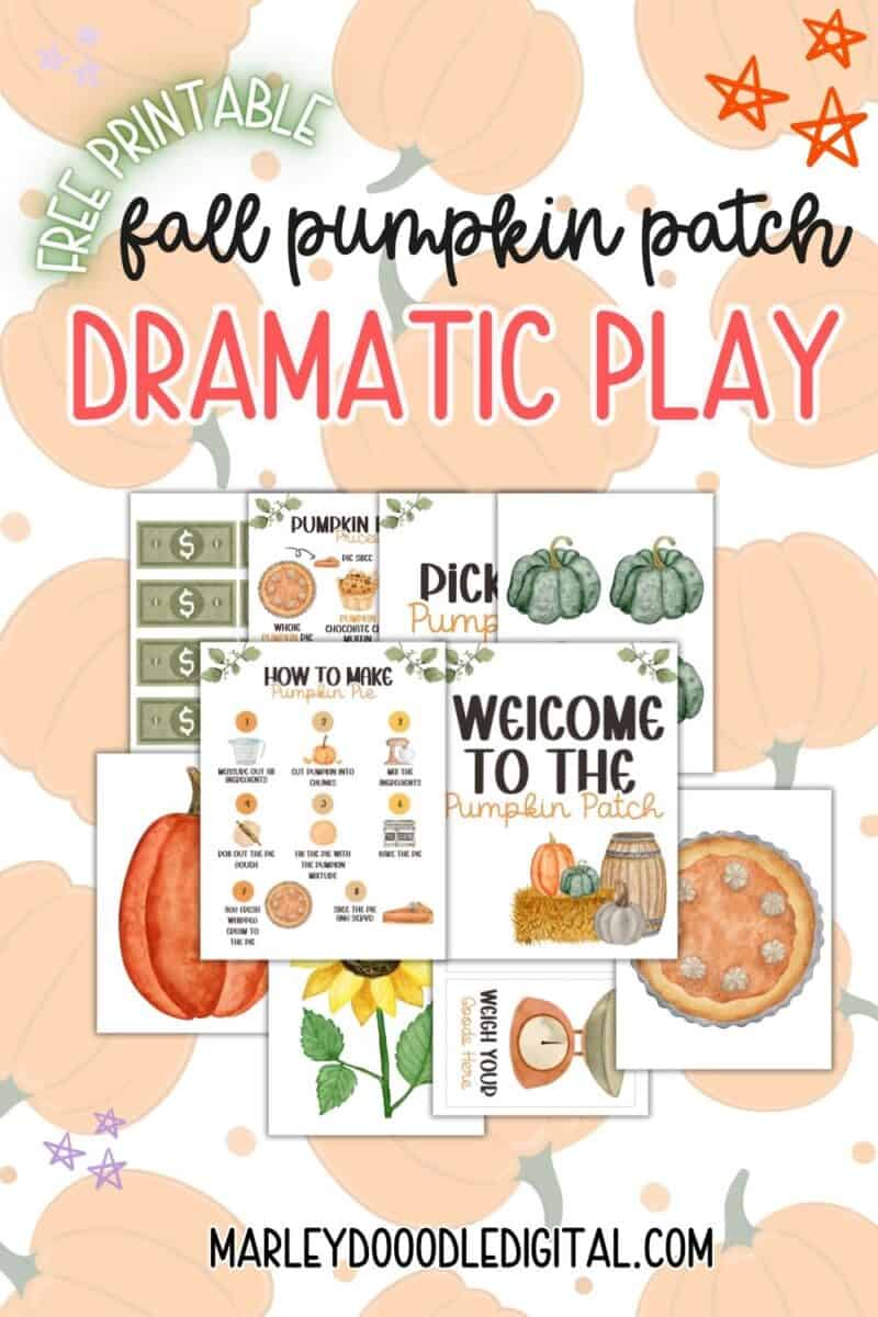 51+ Free Pumpkin Patch Dramatic Play Printables - Marley Doodle Digital