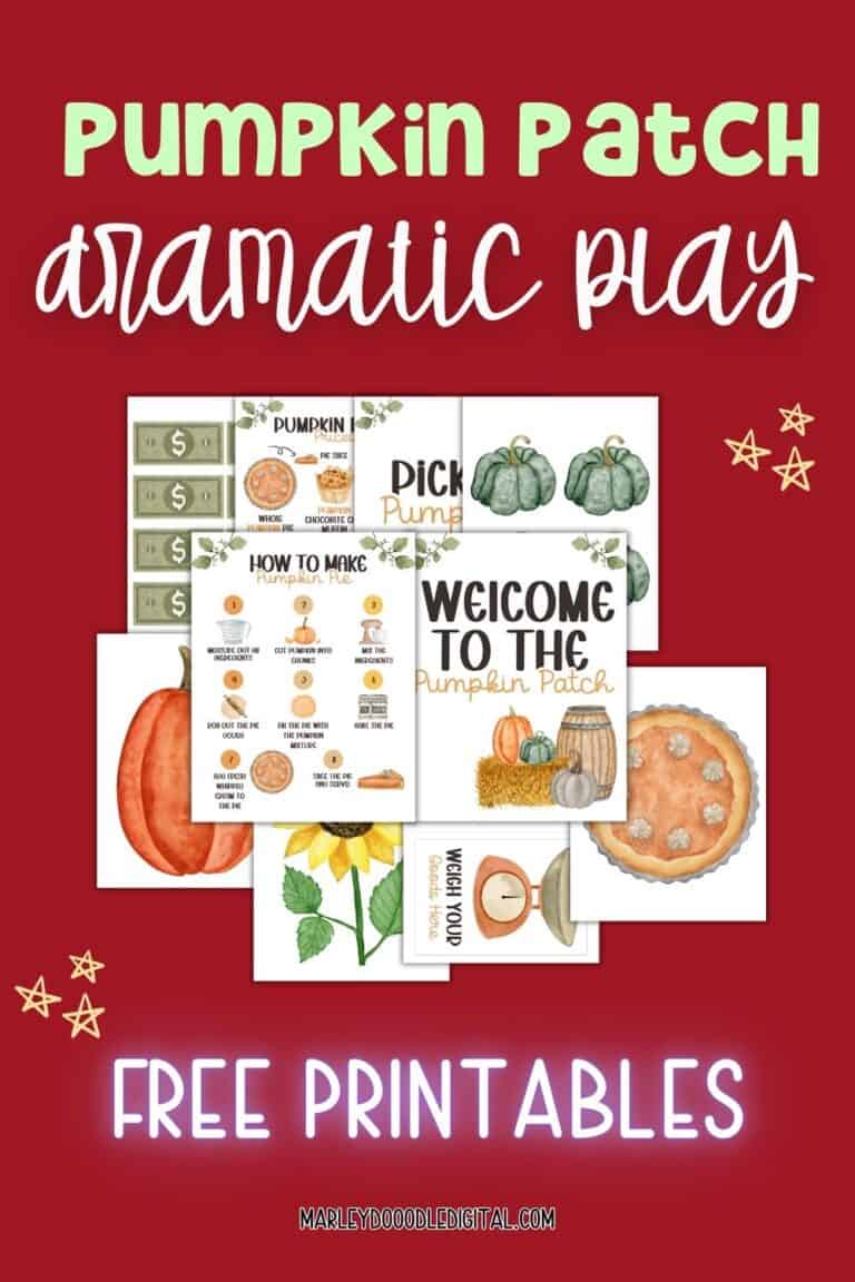 51+ Free Pumpkin Patch Dramatic Play Printables - Marley Doodle Digital