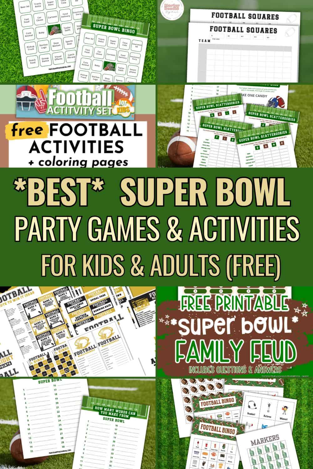 13+ Free Super Bowl Party Games & Activities (Great for Football ...