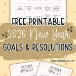 2026 Bingo Goal Card (Free Printable) - Marley Doodle Digital